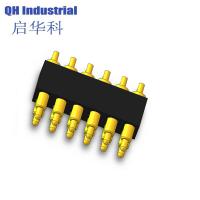 China 12Pin Magnetic Spring Loaded Pogo Pin Connector 1A-10A 12V for Game Player for sale