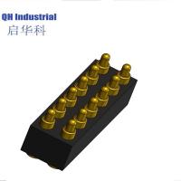 China 12 Pin Magnetic Pogo Pin Connector Spring Loaded 1A 10A for Smart Watch Smart Home for sale