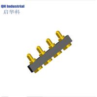 China 4Pin Egypt Intercom Connector 4Pin spring loaded pin Magnetic Connector Waterproof spring loaded pin Connector for sale