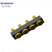 China 4Pin Egypt Intercom Connector 4Pin spring loaded pin Magnetic Connector Waterproof spring loaded pin Connector for sale