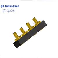 China 4Pin Magnetic Pogo Pin Connector DC Power Charger 12V 10A Spring Loaded USB Connector for sale