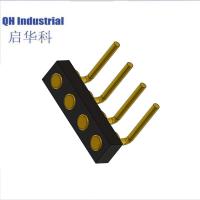 China 4Pin Monaco LCD Connector Spring Loaded Pogo Pin Magnetic Connector 1A 12V for sale