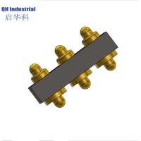 China 3Pin 4Pin Magnetic Spring Loaded Pogo Pin Connector for Wearable Device Charger 12V 10A for sale