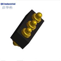 China 3Pin 4Pin Magnetic Spring Loaded Pogo Pin Connector for Wearable Device Charger 12V 10A for sale