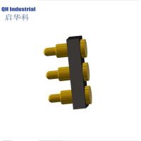 China 3Pin Norway CE Standard Female Magnetic Spring Loaded Pogo Pin Connector 1A-10A 12V for sale