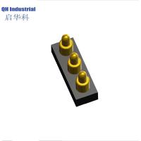 China 3Pin Norway CE Standard Female Magnetic Spring Loaded Pogo Pin Connector 1A-10A 12V for sale