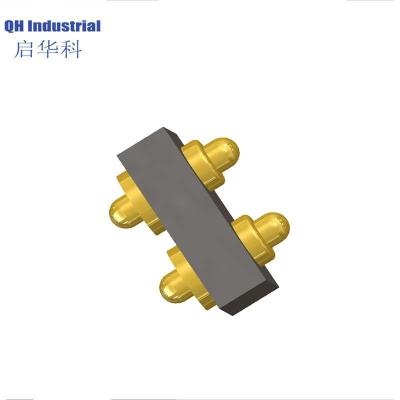 China 2Pin Magnetic Pogo Pin Connector Spring Loaded Charging Connector 1A-10A 12V for sale