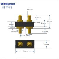 China 2Pin 3.0mm Pitch Pogo Pin Connector Magnetic Charging Connector Spring Loaded Pin for Mobile Phone Battery for sale