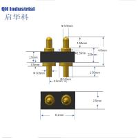China 2Pin 3.5mm Pitch Pogo Pin Connector Magnetic Spring Loaded Pin for PCB USB 4Pin 12V 1A-10A for sale