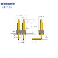 China 2Pin 3.5mm Pitch Magnetic Spring Loaded Pogo Pin Connector for Charger Power 12V 10A for sale