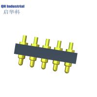 China 5Pin 2.0mm Pitch 1.5H DIP Pogo Pin Connector Gold Plated 20000 Cycles for sale