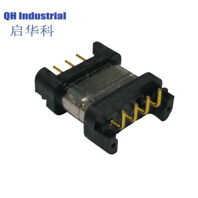 China 4Pin 2.54mm Pitch Magnetic Pogo Pin Connector 2A 12V Male Female Charger for sale