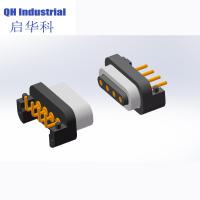 China 4Pin 2.54mm Pitch Magnetic Pogo Pin Connector 2A 12V Male Female Charger for sale