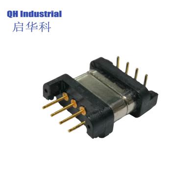 China 2.54mm Pitch 4 Pin Magnetic Charger Connector Male Female 2Amp 500gf for sale