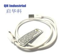 China 2Pin 7.60mm Pitch Magnetic Pogo Pin Connector Double End Spring Loaded ISO REACH USB for sale