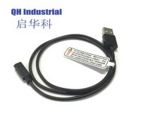 China 4 Pin 2.54mm Pitch Magnetic Pogo Pin Connector Male Female 12V 3A Charging for sale