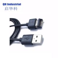 China 4Pin 2.54mm Pitch Magnetic Pogo Pin Connector 1A 12V Male Female Charger Cable for sale