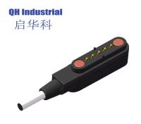 China 5Pin Male Magnetic Pogo Pin Connector 1A-5A 12V for Smart Watch PCB Charging for sale