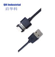 China 4Pin 2.54mm Pitch Magnetic Pogo Pin Connector Male Female 12V 3A for sale