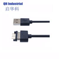 China 4Pin 2.54mm Pitch Magnetic Pogo Pin Connector Male Female 12V 3A for sale
