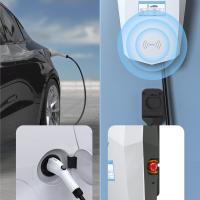 China 4.3 Inch LCD Color Screen AC Charging Pile AC 220V 7KW Wallbox EV for sale