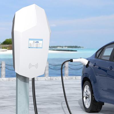 China 7KW 32A AC Charging Pile GB 7-Hole Plug Charging Wall Box OEM ODM for sale