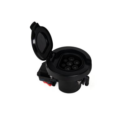 China PT1000 EV Charger Accessories Type 2 Male Plug IEC 62196-2 for sale