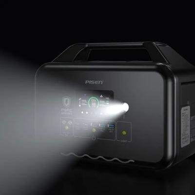 China 10 Devices 5 Ports EU Portable Power LiFePO4 DC Input Camping 1000w Portable Power Station for sale