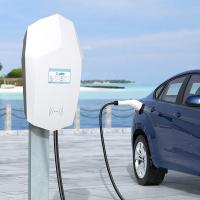 China GB/T 7 Holes AC EV Charger Wallbox 7kw EV Home Charger 220V 32A for sale