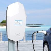 China Wall Hanging 4.3'' LCD EV Wallbox Car Charger AC 220V 50Hz for sale