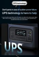 China Lifepo4 Travel Lithium Portable Power Station Pure Sine Wave MPPT 220v Batterie Kraftwerk for sale