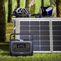 China Monocrystalline 100W Portable Solar Power Station Folding For Energy Storage Battery for sale