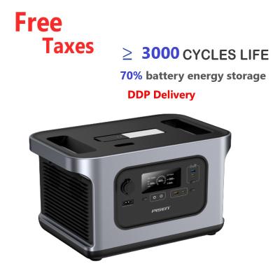 China 220v Eu Plug Portable Camping Power Station For Type C Flashlight External Battery for sale