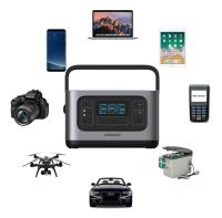 China 600W 1000W 2000W Lifepo4 Home Battery AC DC USB Quick Charge Solar Generator for sale