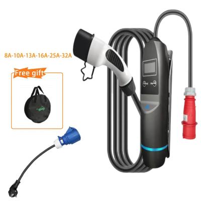 China Byd Charging Port Type 2 Level 1 Level 2 Fast AC EV Charger 32a Home For Electric Car for sale