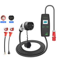 China Adjustable 3.5Kw 7kw 11kw 22kw Portable AC Ev Charger Type 2 Electric Fast Charger for sale