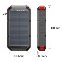 China 30000mah Portable Camping Power Station USB Wireless Solar Cell Phone Charger for sale