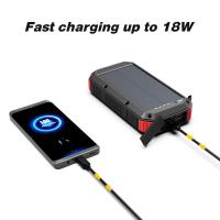 China 30000mah Portable Camping Power Station USB Wireless Solar Cell Phone Charger for sale