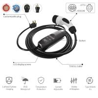 China 16/32A Portable Charging Station Type 2 GB/T Plug 3.5kW 7kW Smart Home EV Charger for sale