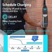 China 16/32A Portable Charging Station Type 2 GB/T Plug 3.5kW 7kW Smart Home EV Charger for sale