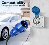 China Type 1 & Type 2 Portable EV Charger Output Voltage 110V-450V for sale