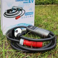 China ABS PC Material Portable EV Charger 110V-240V Output 6A-16A for sale