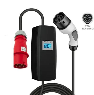 China ABS PC Portable EV Charger With Over Voltage / Current / Short Circuit Protection for sale