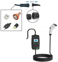 China ABS PC Portable EV Charger With Over Voltage / Current / Short Circuit Protection for sale