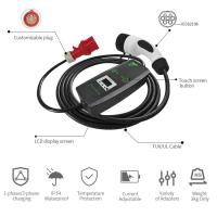 China Model 2 Portable EV Charger Type2 16A/3 Phase 11KW Europe Standard for sale