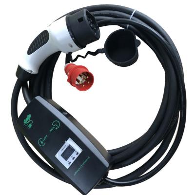 China Model 2 Portable EV Charger Type2 16A/3 Phase 11KW Europe Standard for sale