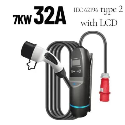 China 110V-240V Fast Portable EV Charger Home Charging AC Level 2 For Tesla for sale