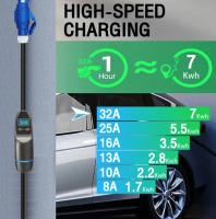 China 110V-240V Fast Portable EV Charger Home Charging AC Level 2 For Tesla for sale