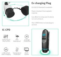 China Fast Portable EV Charger Input Voltage 110V-240V 32A Type 1/Type 2 7KW EU Standard for sale