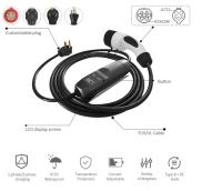 China 7kw Type 2 Portable EV Charger With 0.5mΩ Max Contact Impedance , Power Cable for sale